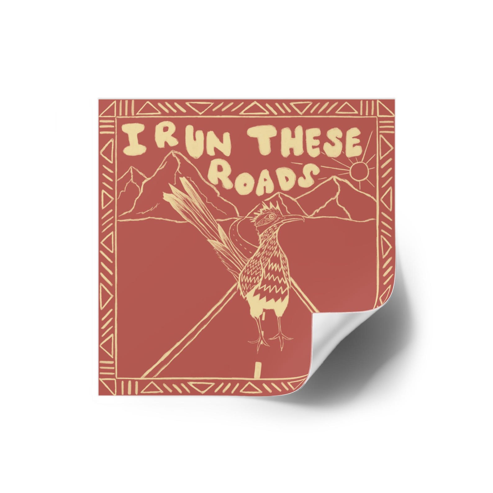 Roadrunner Sticker, UTSA Roadrunners, Roadrunner Print, Desert Highway ...