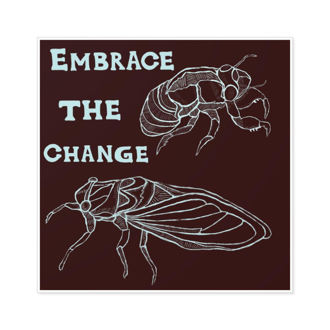 Cicada Sticker, Cicada, Cicada Exoskeleton, Cicada Wing, Cicada Shell ...