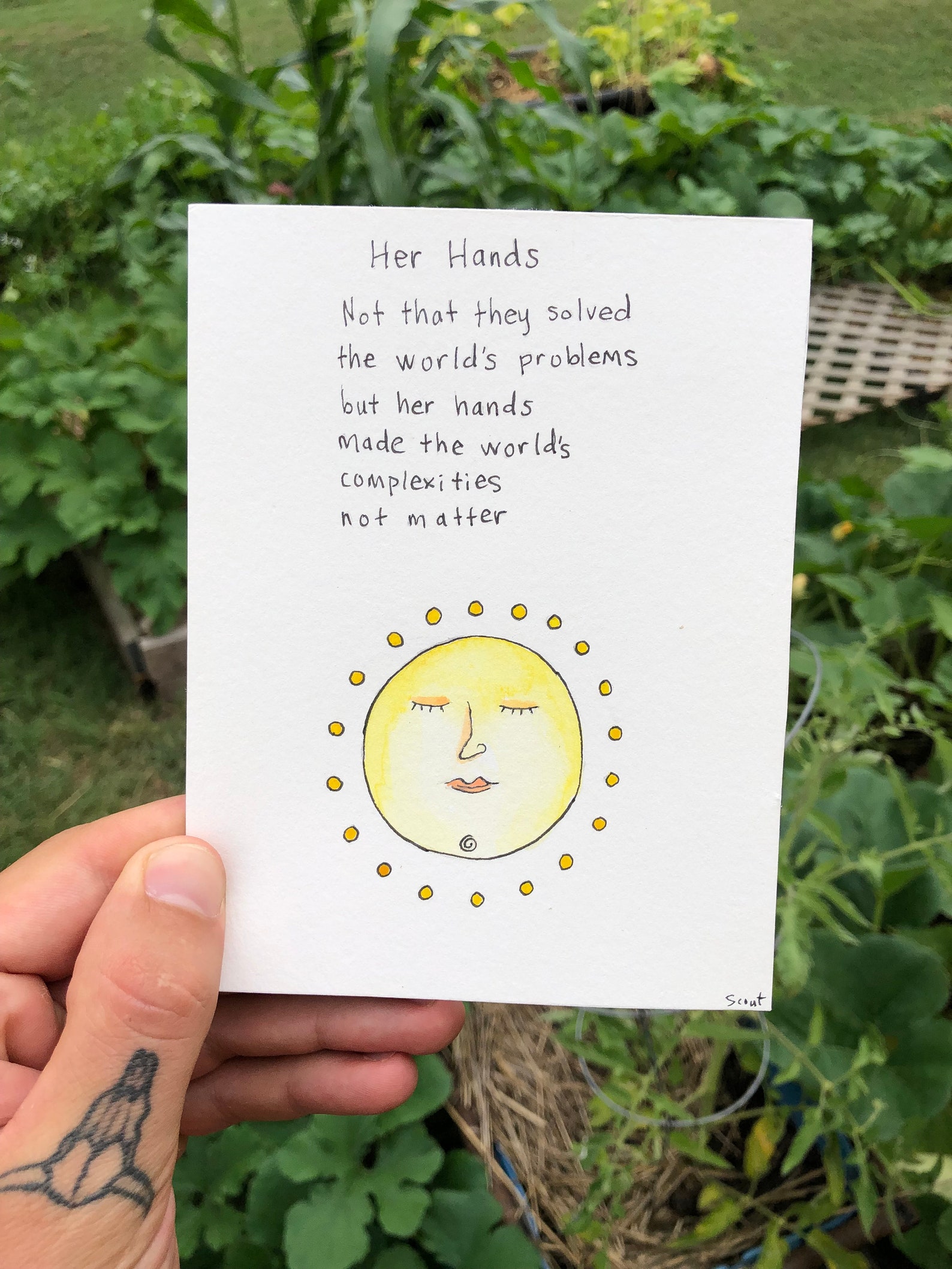 Her Hands Watercolor Poem - Etsy