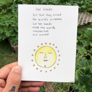 Her Hands Watercolor Poem - Etsy