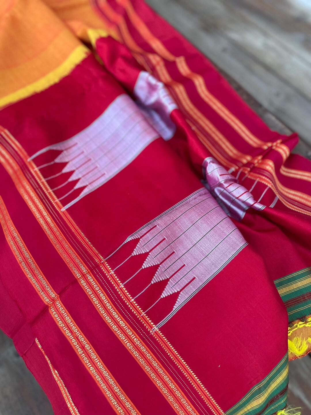 Authentic Handwoven Irkal Saree - Etsy