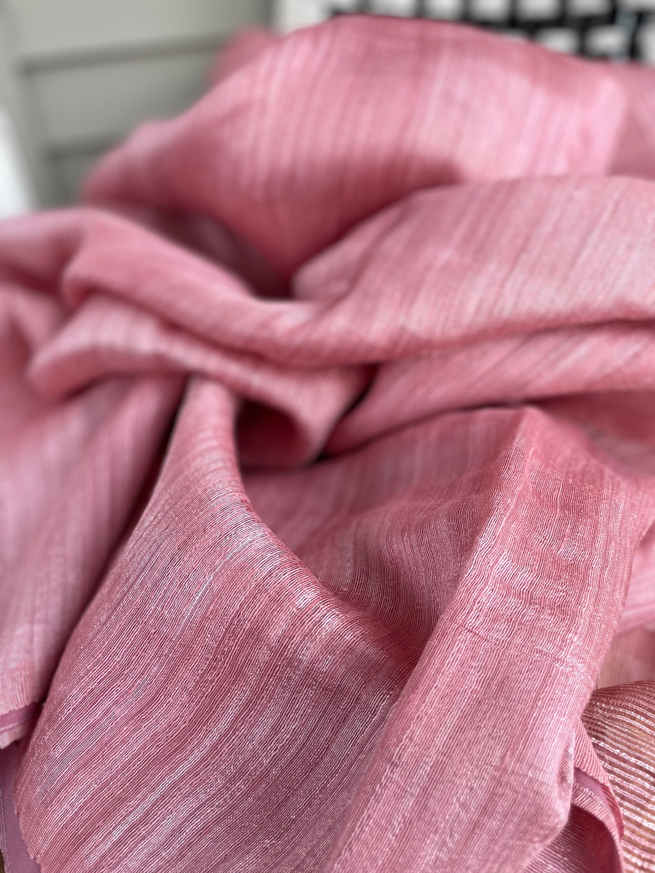 Pure Matka Silk Handwoven Saree Blush Pink - Etsy