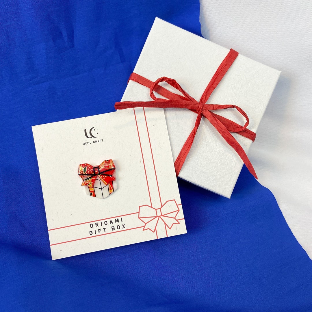 Origami Gift Box Pin | Animal Crossing | Handmade - Etsy