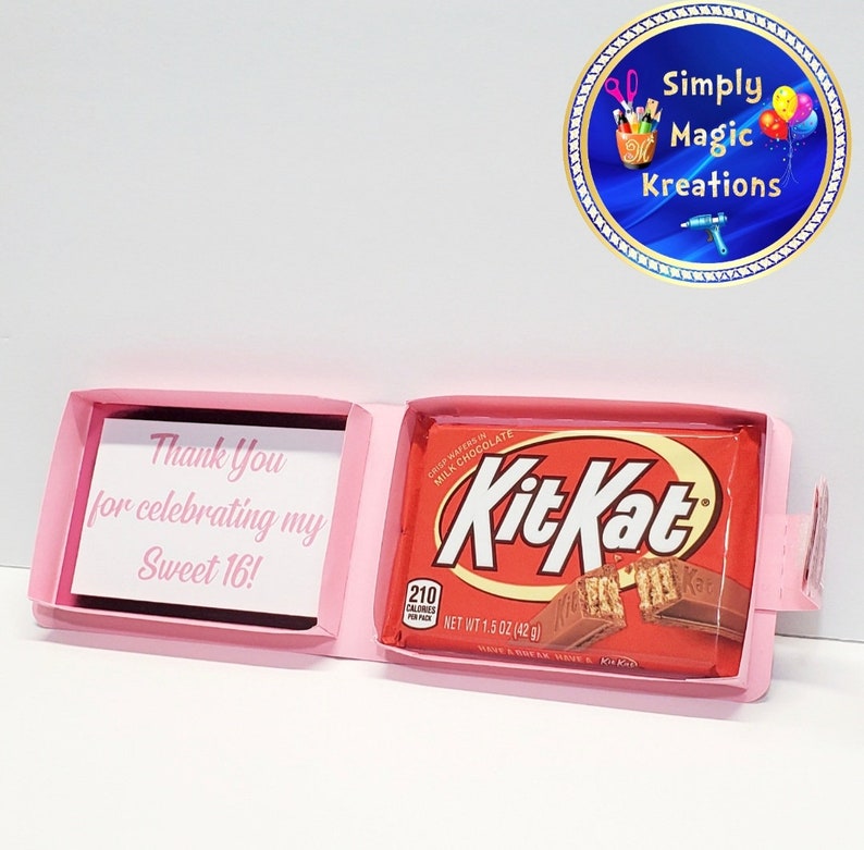 Kitkat Wallets Custom Party Favors Candy NOT Included - Etsy