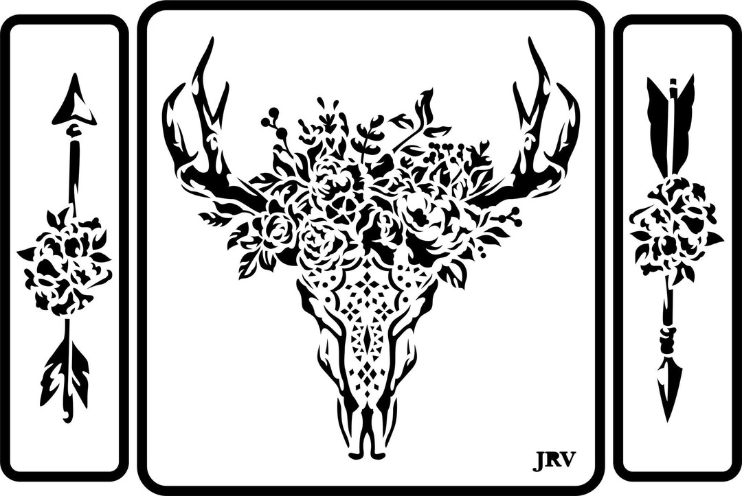 Arrow, 3 Piece Set, by Jami Ray Stencils, Template, 15 Mil Thick ...