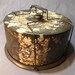 Vintage Rusty Cake Tin , Cover, Round, Metal,rustic,cake Box, Rust ...