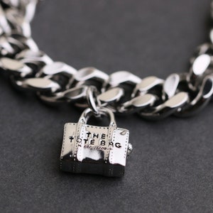 Marc Jacobs the Mini Icon Charm Bracelet in Silver - Etsy