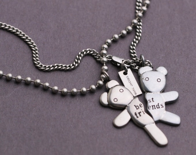 Heaven by Marc Jacobs Teddy Bear Friendship Necklace - Etsy