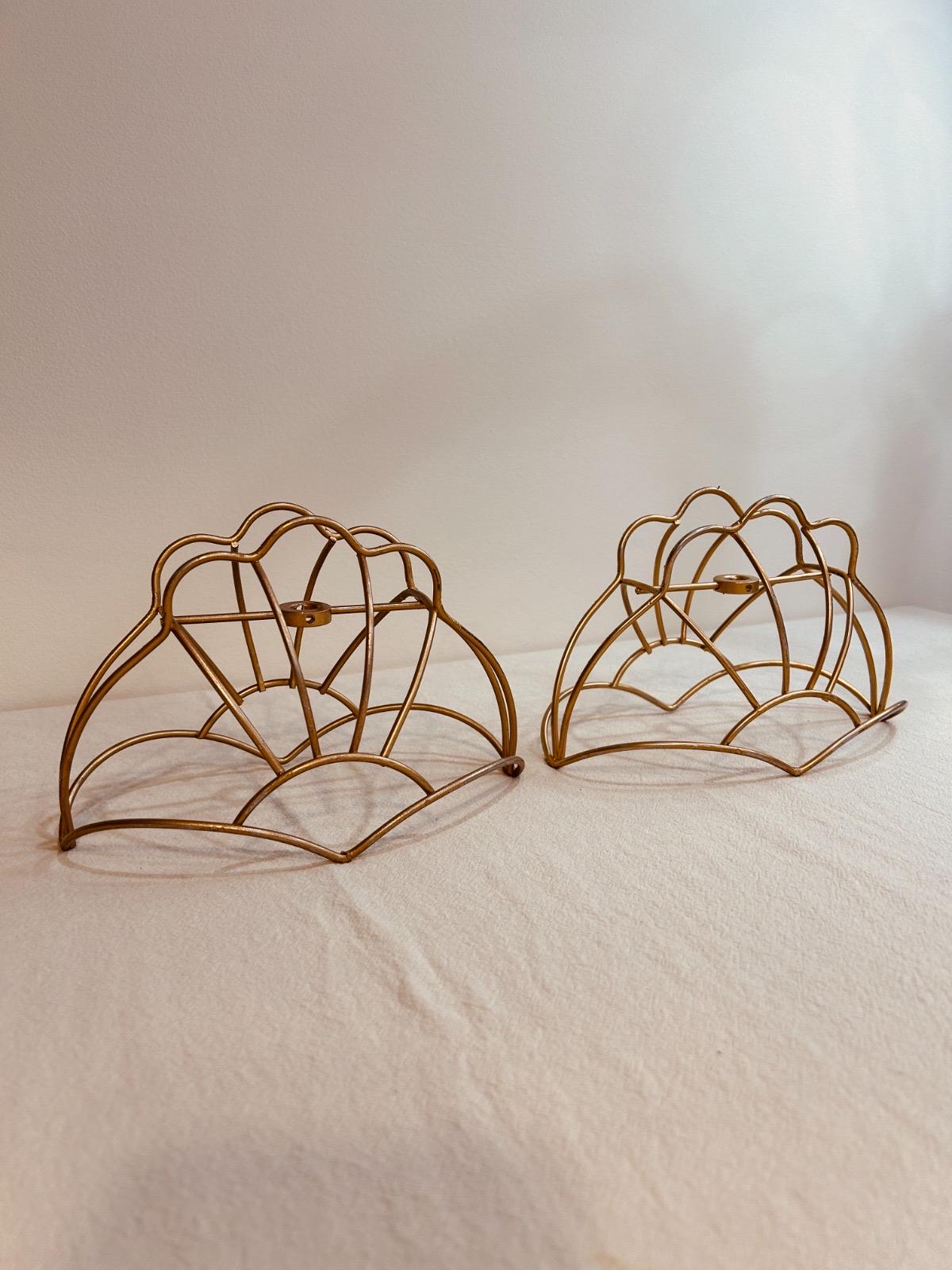 Victorian Style Lampshade Skeleton Wireframe Base Handmade Wire Frame ...