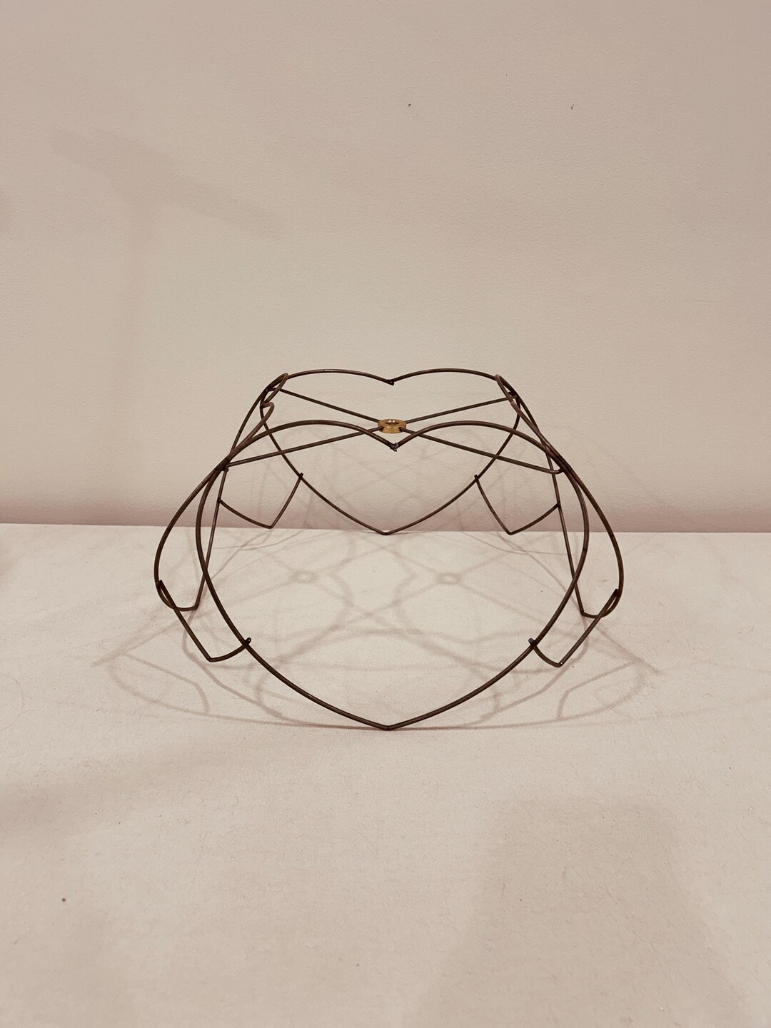 Victorian Style Lampshade Skeleton Wireframe Base - Handmade Wire Frame ...