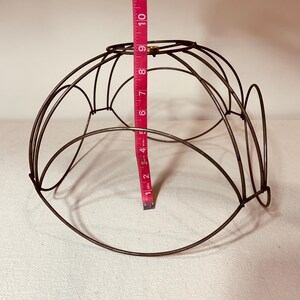 Victorian Style Lampshade Skeleton Wireframe Base Handmade Wire Frame ...