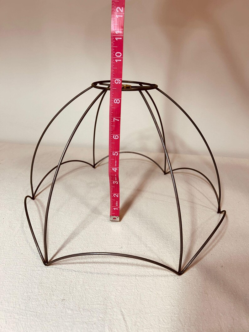 Victorian Style Lampshade Skeleton Wireframe Base Handmade Wire Frame ...