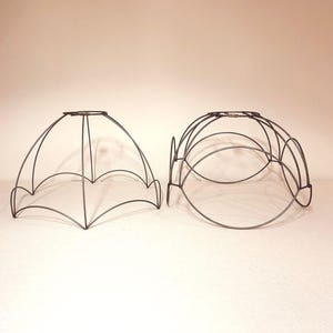 Victorian Lampshade Wireframe Set: Handmade DIY Lamp Shade Kit - Etsy