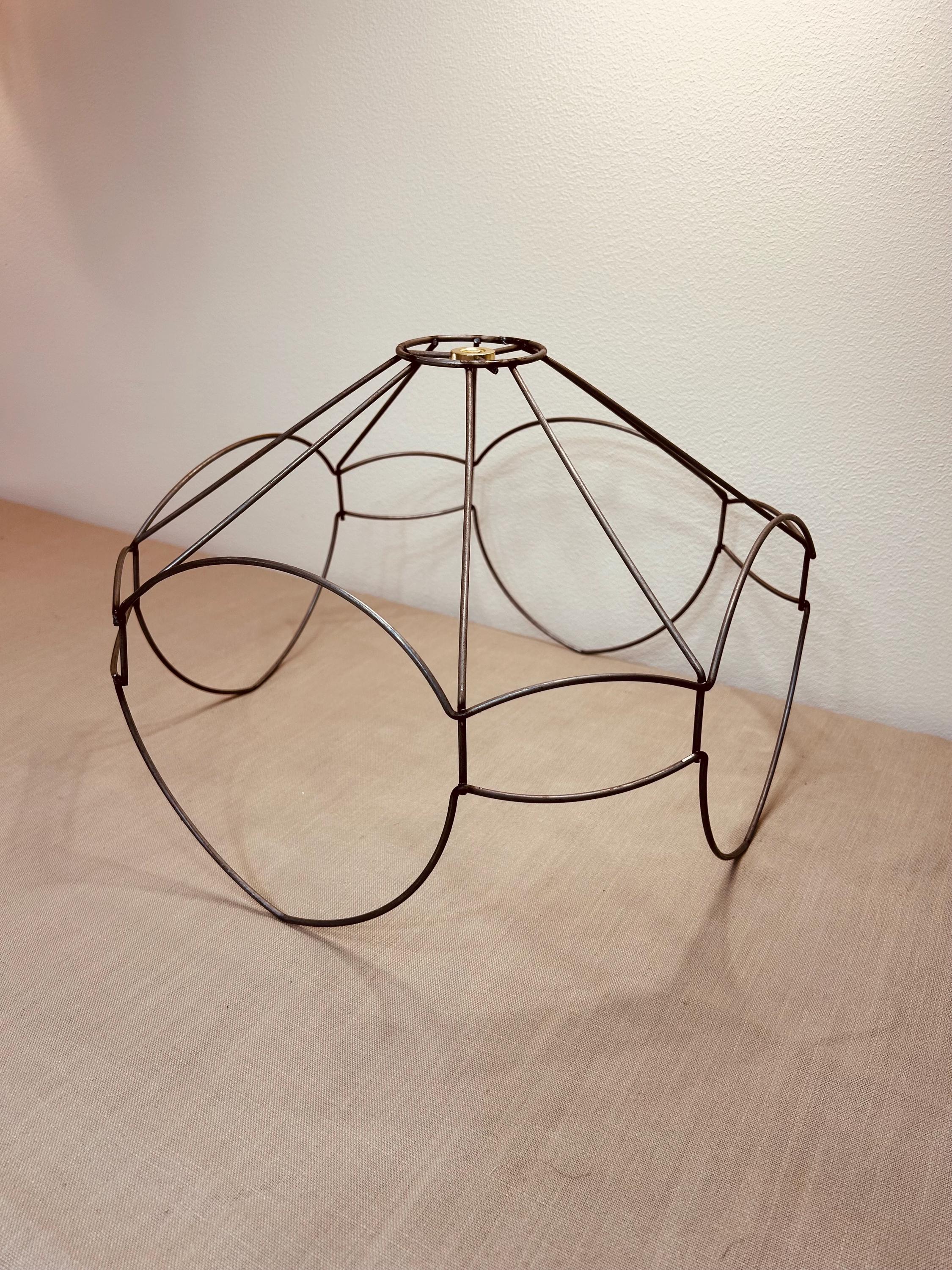Victorian Lampshade Wire Frame Set: DIY Vintage Style Metal Skeletons ...