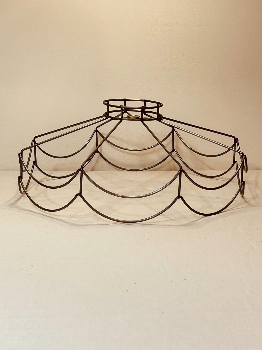 Victorian Style Lampshade Skeleton Wireframe Base Handmade Wire Frame ...