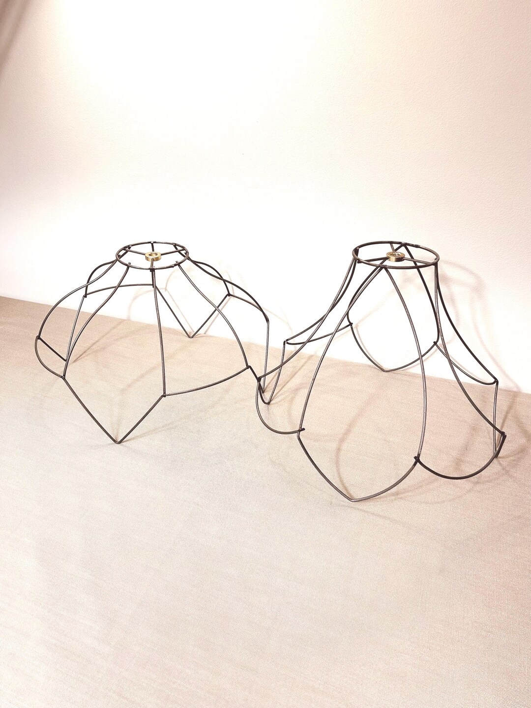 Victorian Lampshade Wire Frame Set: DIY Craft Base Kit - Etsy