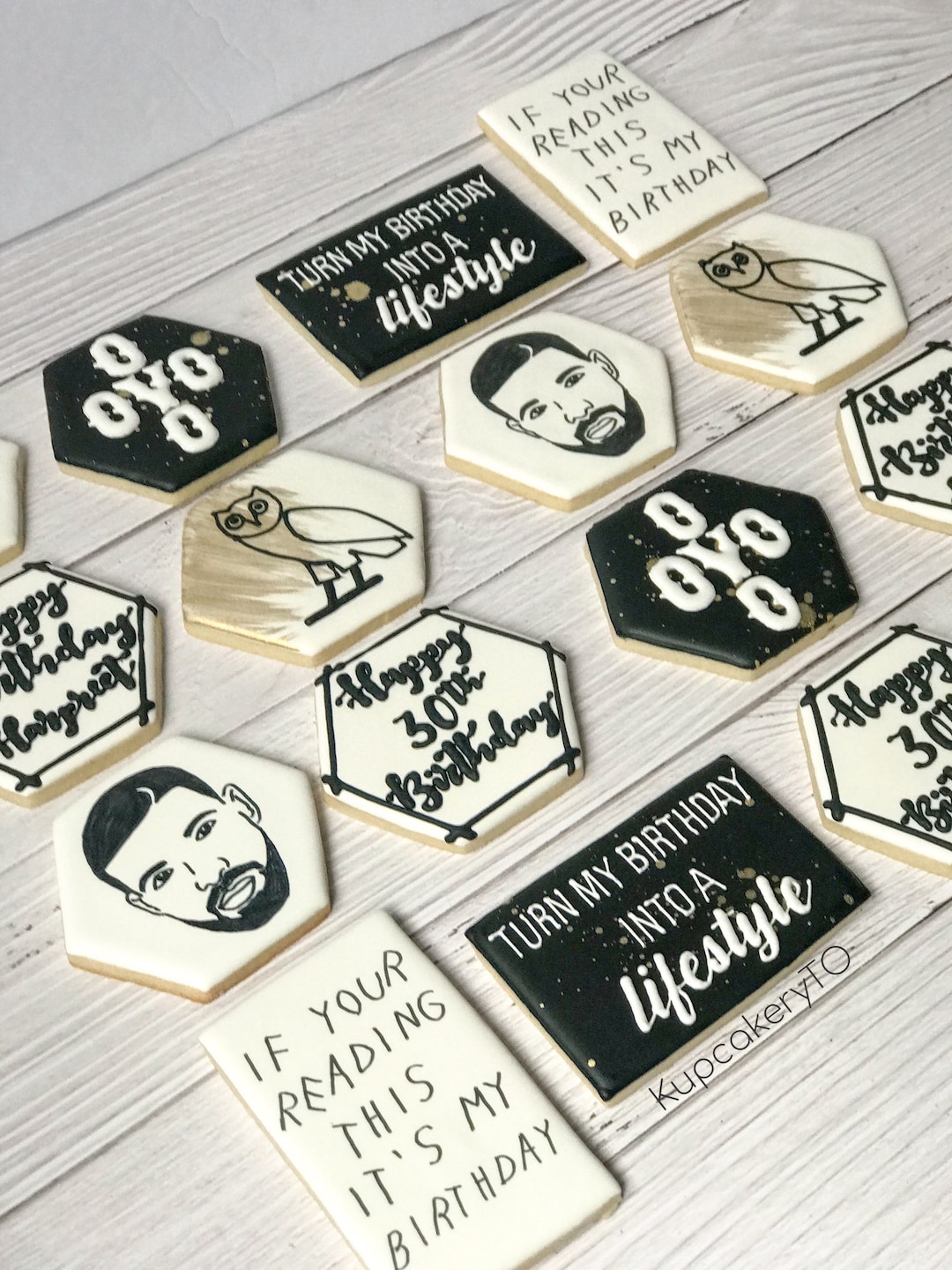 Drake Cookies Rapper NBA Singer Celebrity Toronto Custom Cookies - Etsy