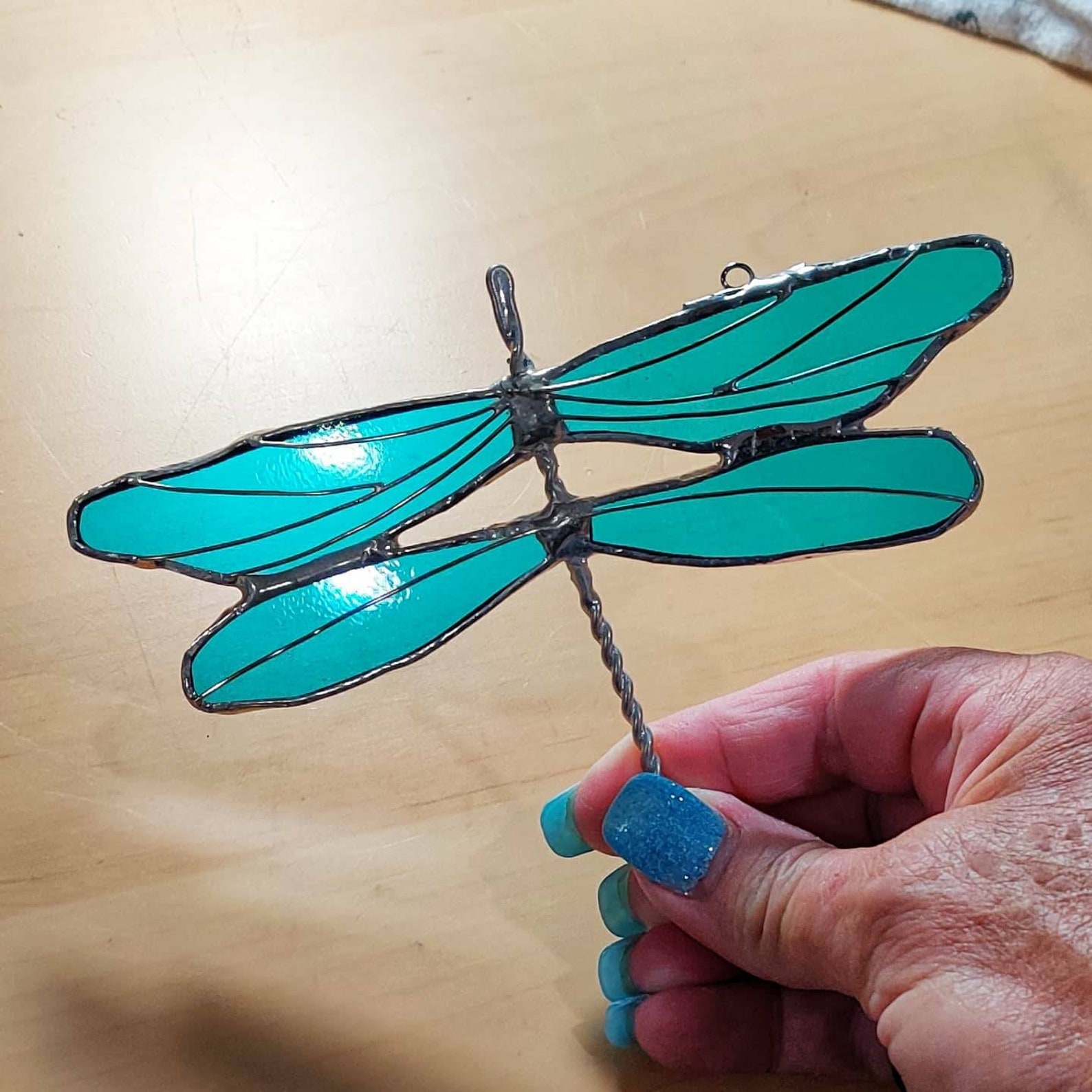 Dragonfly Window Decoration Dragonfly Suncatcher Glass Art - Etsy