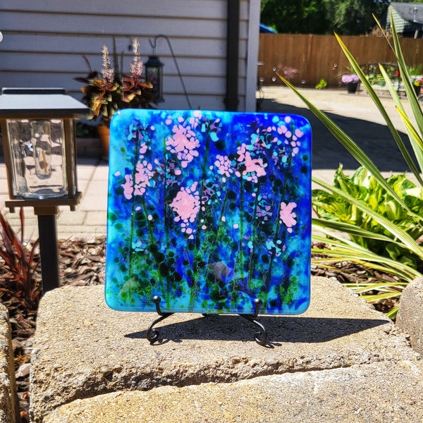 Glass Panel Garden Art - Etsy