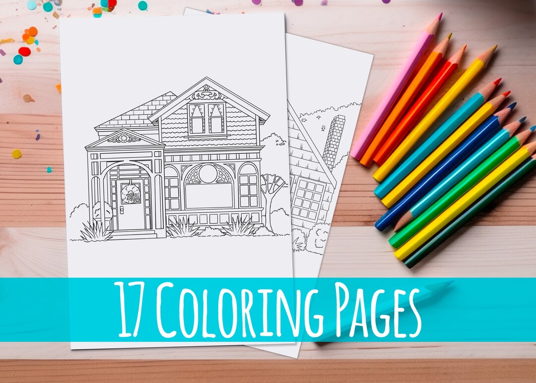 Cozy Coloring Book / 2nd Edition / Digital Adult Coloring Book / Hand ...
