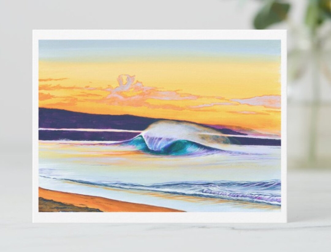 GREETING CARDS (5 Morning Wedge Cards) - Etsy