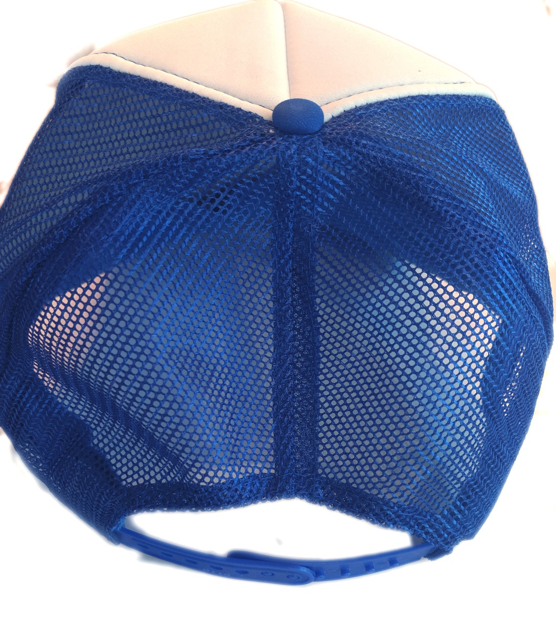 TRUCKER HAT Burke's Wave on Navy or Green Hat - Etsy