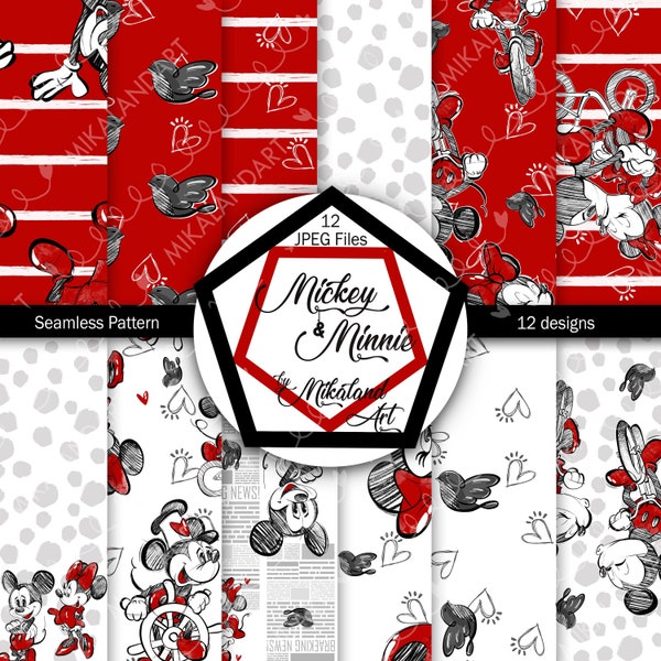 Mickey Pattern - Etsy