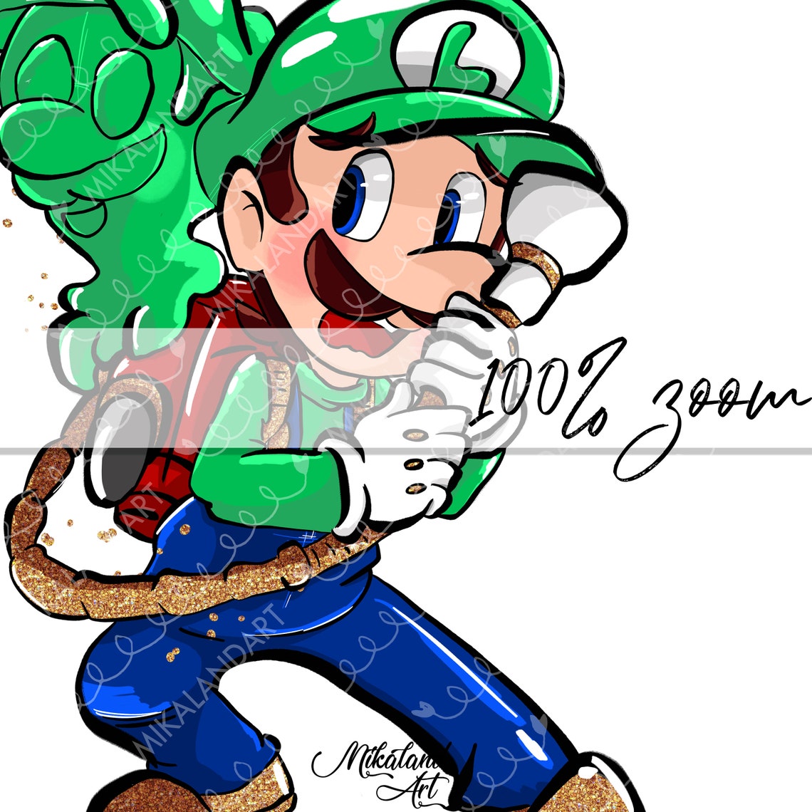 Luigi Hand-drawn Clipart, Mansion, Ghosts, Green, Red, Blue , Mario PNG ...
