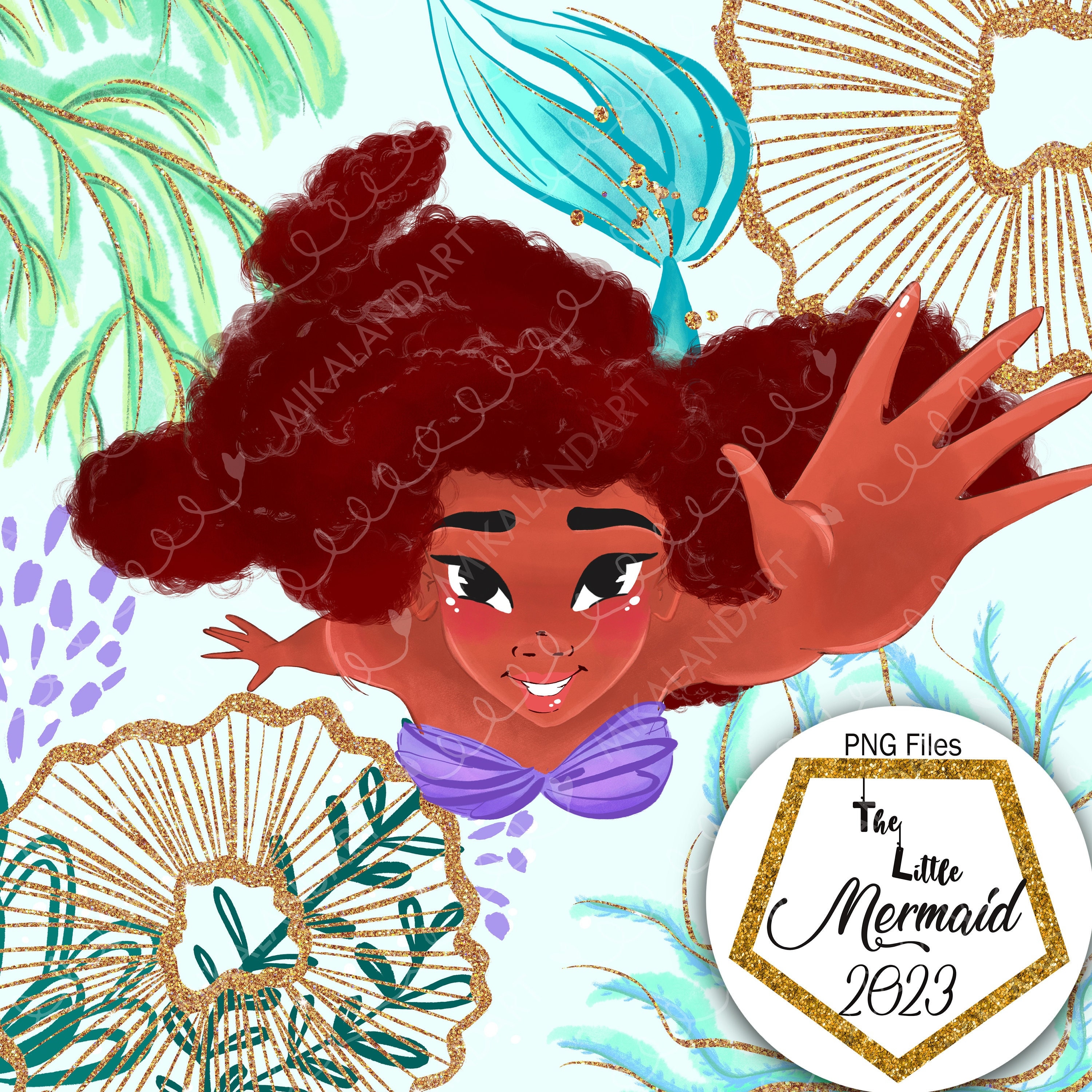 La Sirenita 2023 Archivos PNG dibujados a mano Nuevo Ariel PNG fondo ...