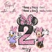 Minnie Mouse PINK Alphabet Hand-drawn Clipart Letters and Numbers, Pink ...