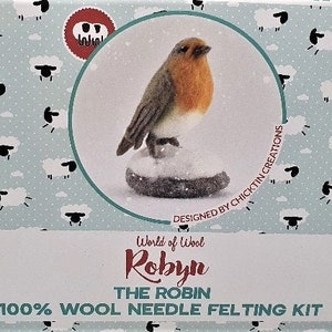 World of Wool Robyn Robin Needle Felting Kit Detailed Instructions ...