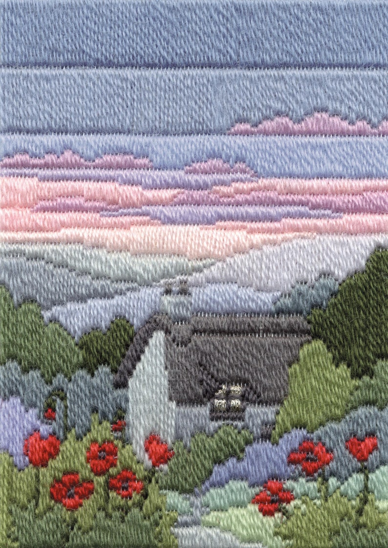 Long Stitch Seasons Summer Evening Bothy Threads Thatched - Etsy UK