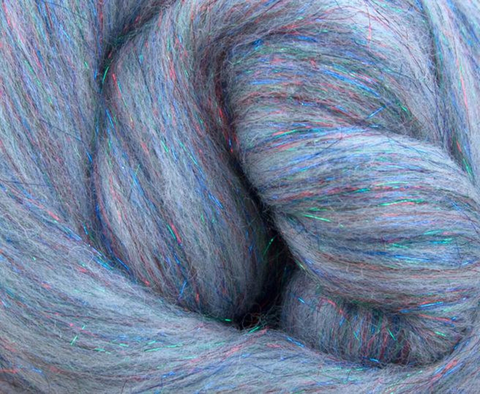 225g Glitter Mixed Bag Blended Merino Wool and Stellina Fibre - Etsy