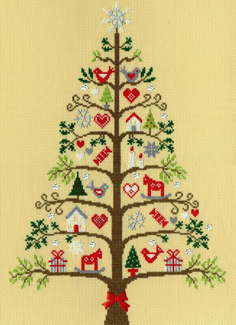 Bothy Threads Robin Wreath / Scandi Tree / Christmas Donkey - Etsy