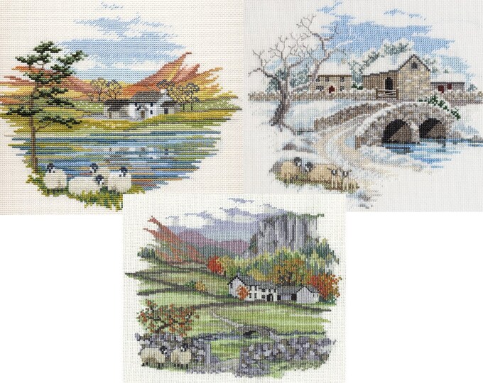 Bothy Threads derwentwater Designs Countryside Lake District counted ...