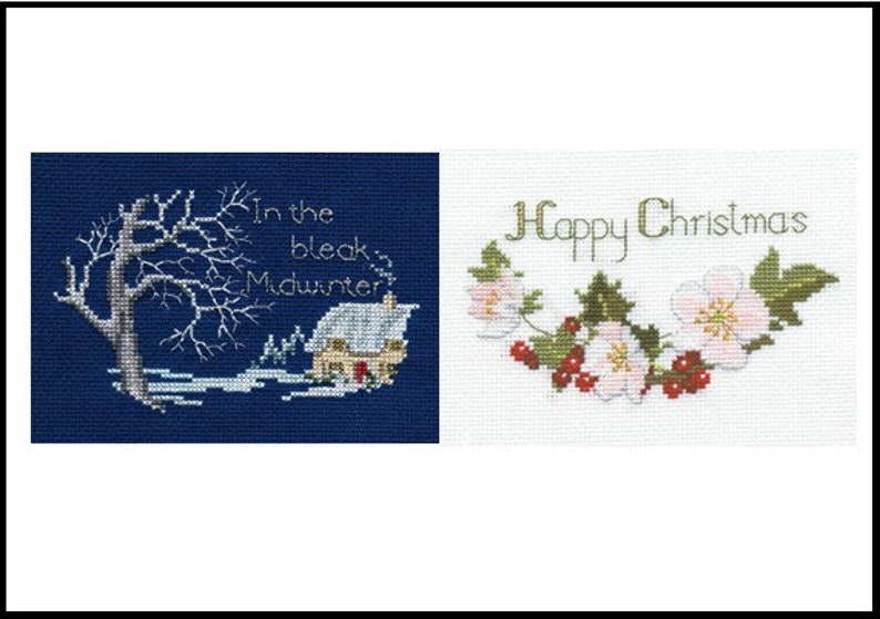 Bothy Threads Counted Cross Stitch Christmas Card Kits - Etsy