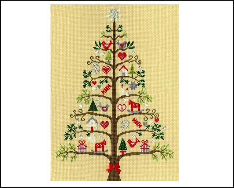 Bothy Threads Robin Wreath / Scandi Tree / Christmas Donkey - Etsy