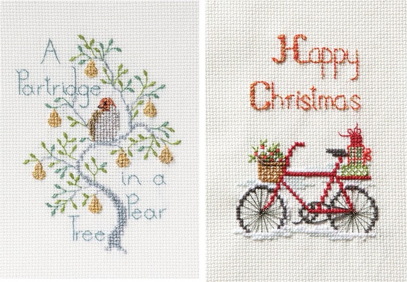 Bothy Threads Counted Cross Stitch Christmas Card Kits - Etsy