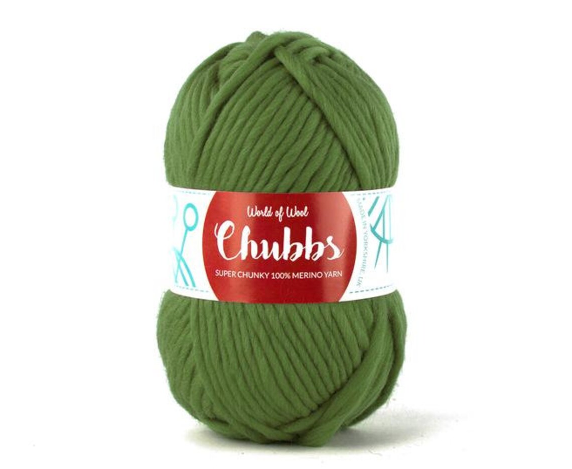World of Wool Chubbs Merino Super Chunky Weight Yarn for Felting ...
