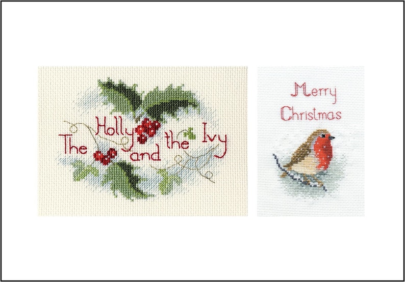 Bothy Threads Counted Cross Stitch Christmas Card Kits - Etsy