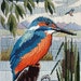 Bothy Threads Long Stitch Kit Birds: Kingfisher by Sue Dakin SD17 - Etsy UK