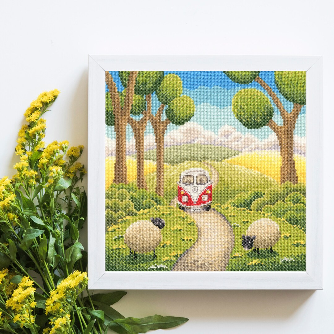 Lucy Pittaway Road Trip Cross Stitch by Bothy Threads XLP2 - Etsy