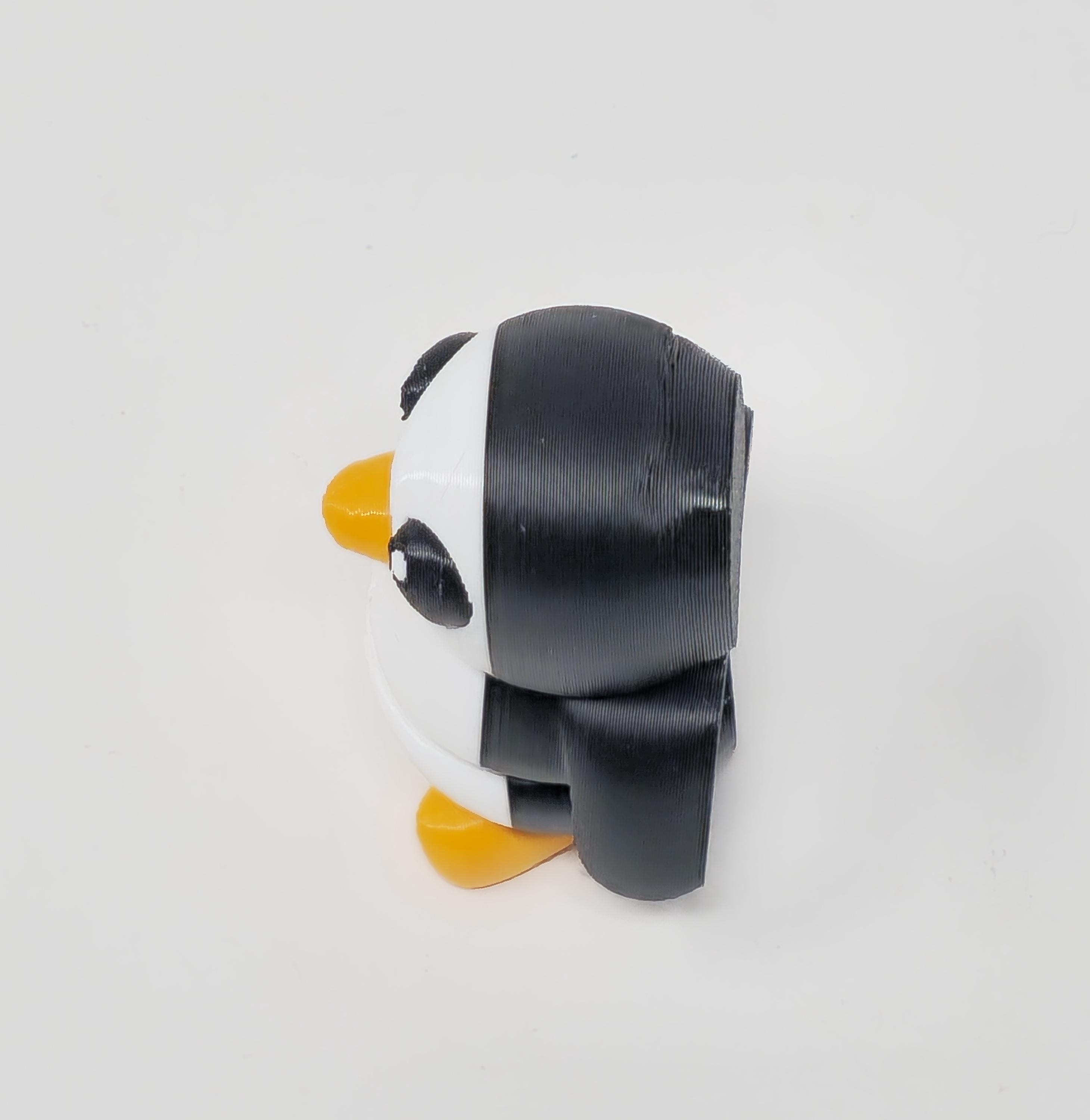 3D Printed Penguin Fidget Toy: Sensory Stress Relief for Kids & Adults ...