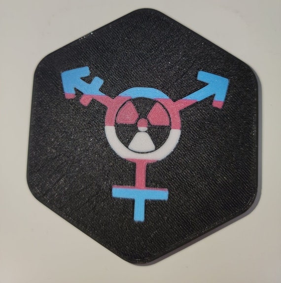 Nuclear Trans Logo Dice or Storage Box | Etsy