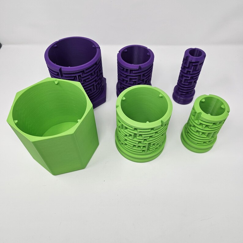 3D Printed Hexagon Maze Puzzle Box: Interactive Storage Container - Etsy