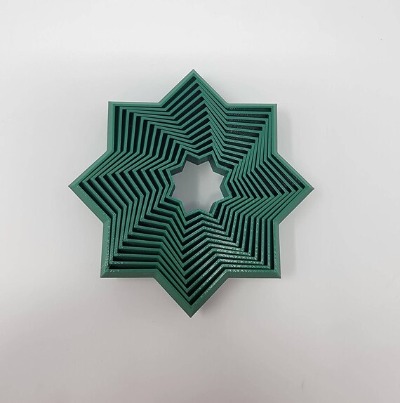 8 Point Fidget Star | Etsy