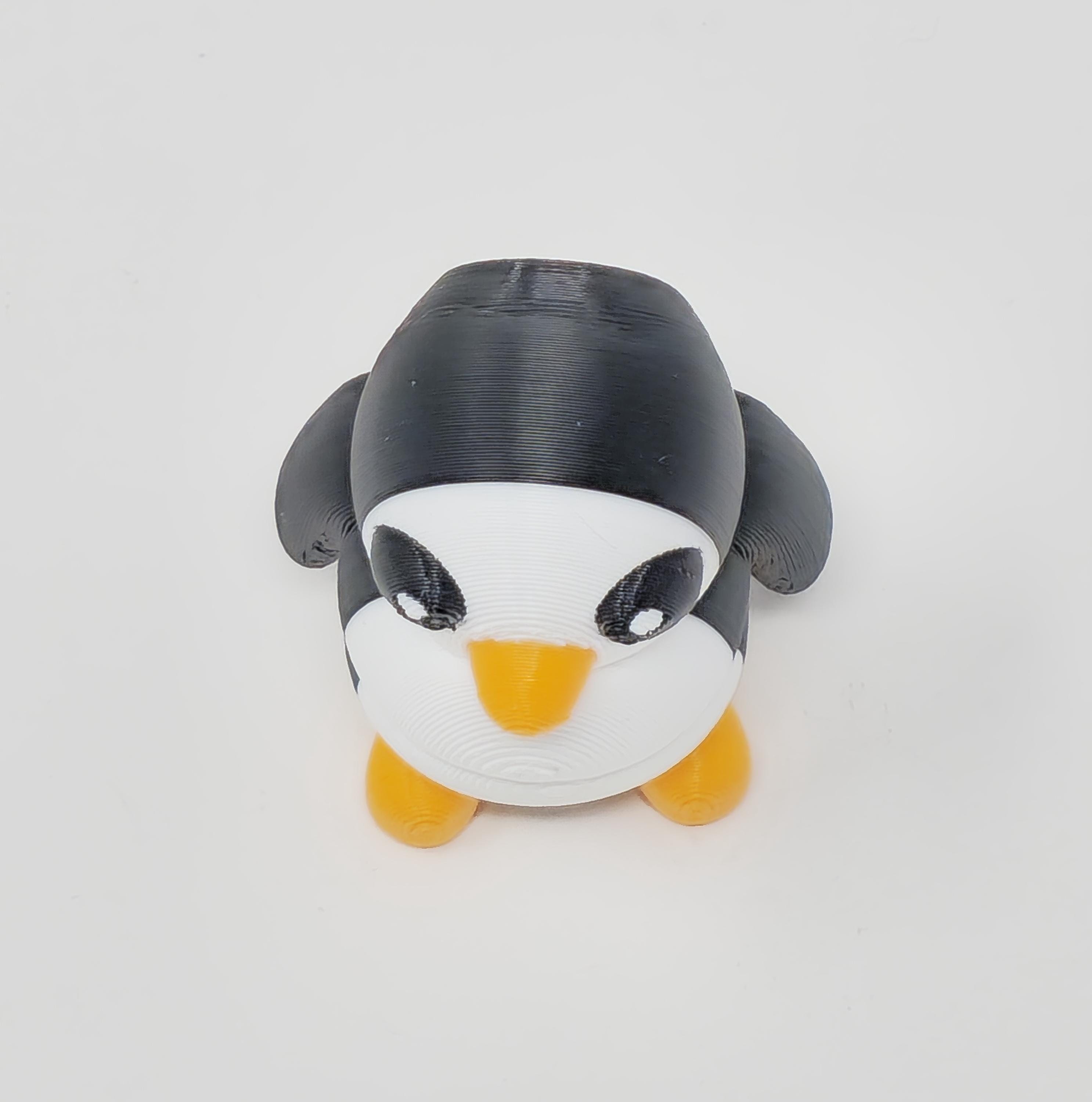3D Printed Penguin Fidget Toy: Sensory Stress Relief for Kids & Adults ...