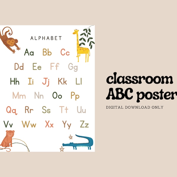 Safari Classroom - Etsy