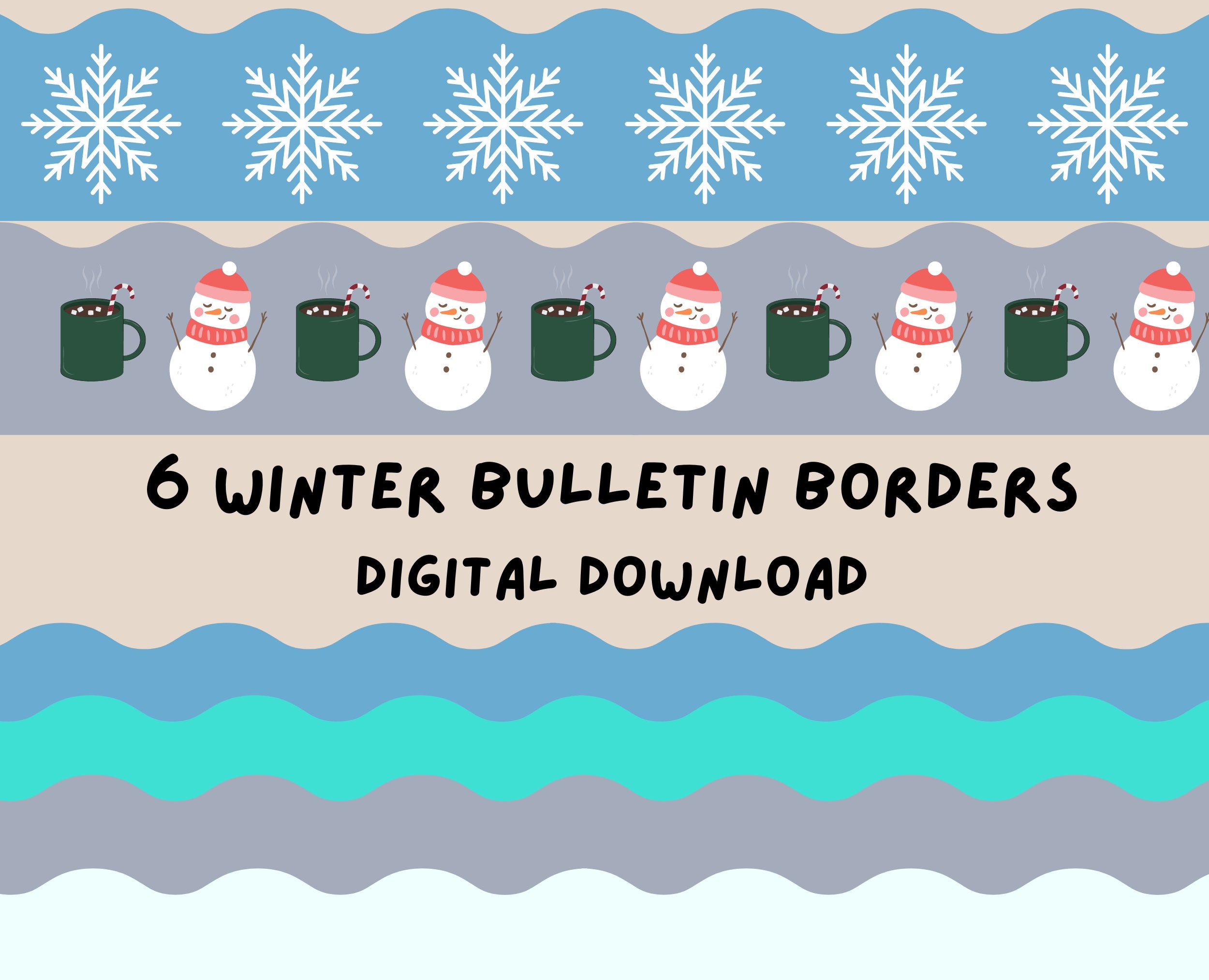 Free Printable Winter Borders