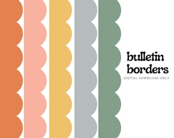 Printable Groovy Borders (bulletin Board) - 5 Designs Included | Groovy ...